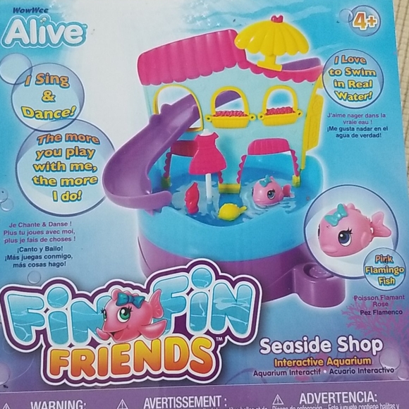 wowwee alive | Toys | New Fin Fin Friends Interactive Aquarium Seaside ...